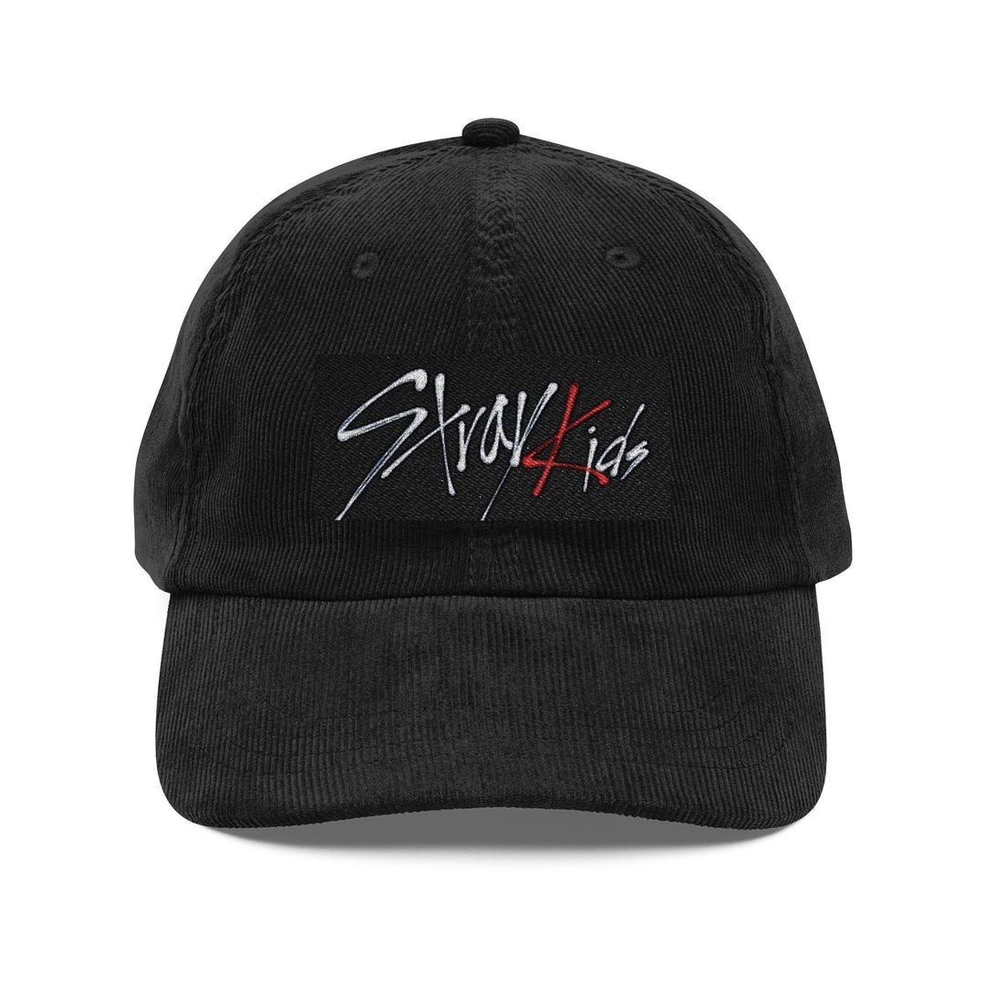Stray Kids Black Cap With Vintage Embroidery, A Retro Cool Look for ...