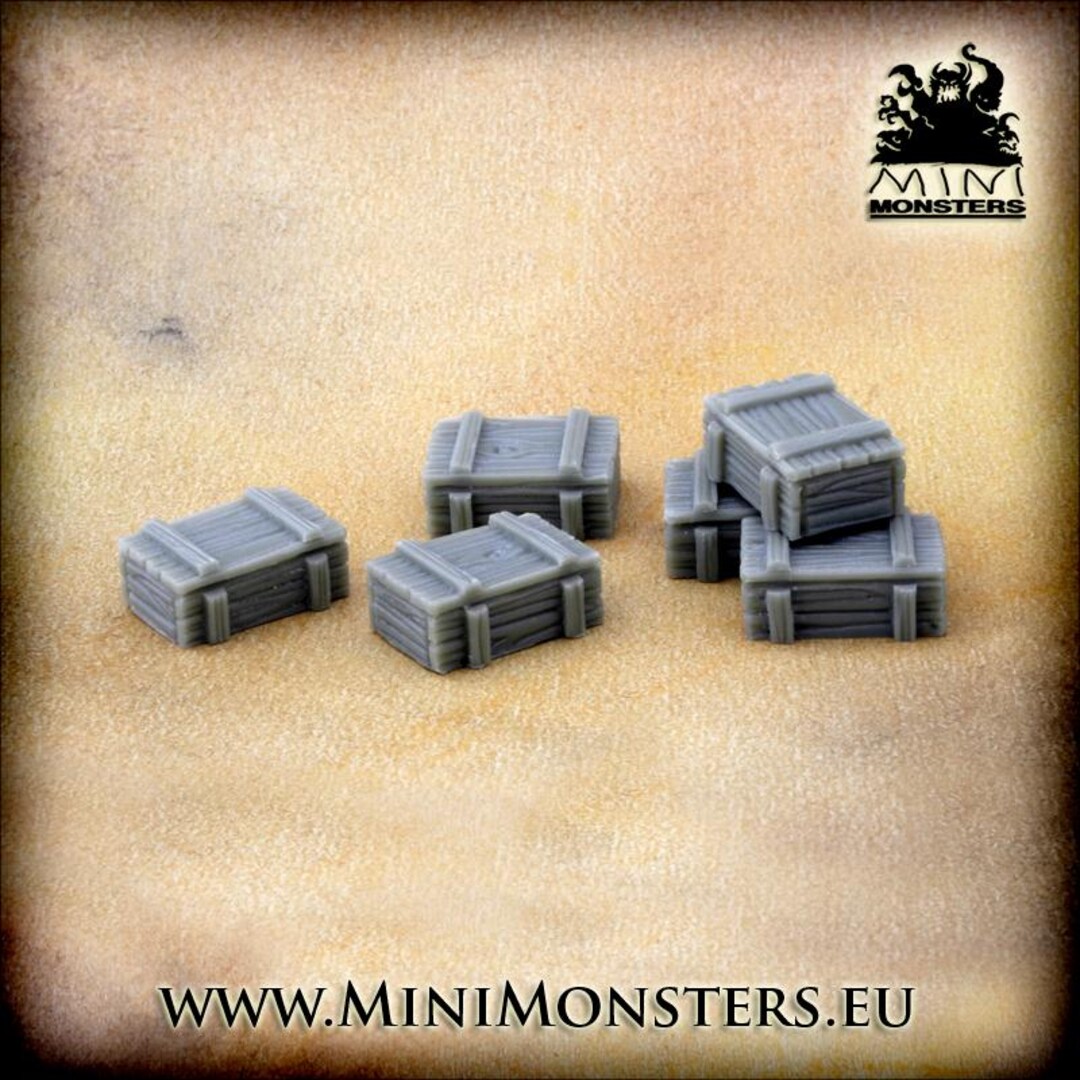 CRATES - 28mm 32mm Scale | Wargaming Terrain | Wargames | Dungeons and ...