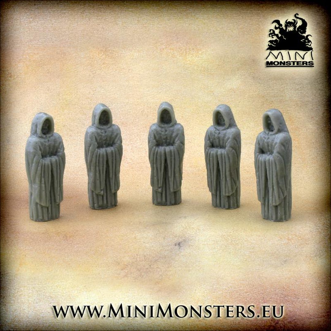 STATUE OF MONK - 28mm 32mm Scale | Dungeons and Dragons | Dnd Terrain ...