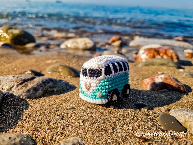 Camper Van Crochet Pattern: V1 Minibus Camping Amigurumi Pattern by ...