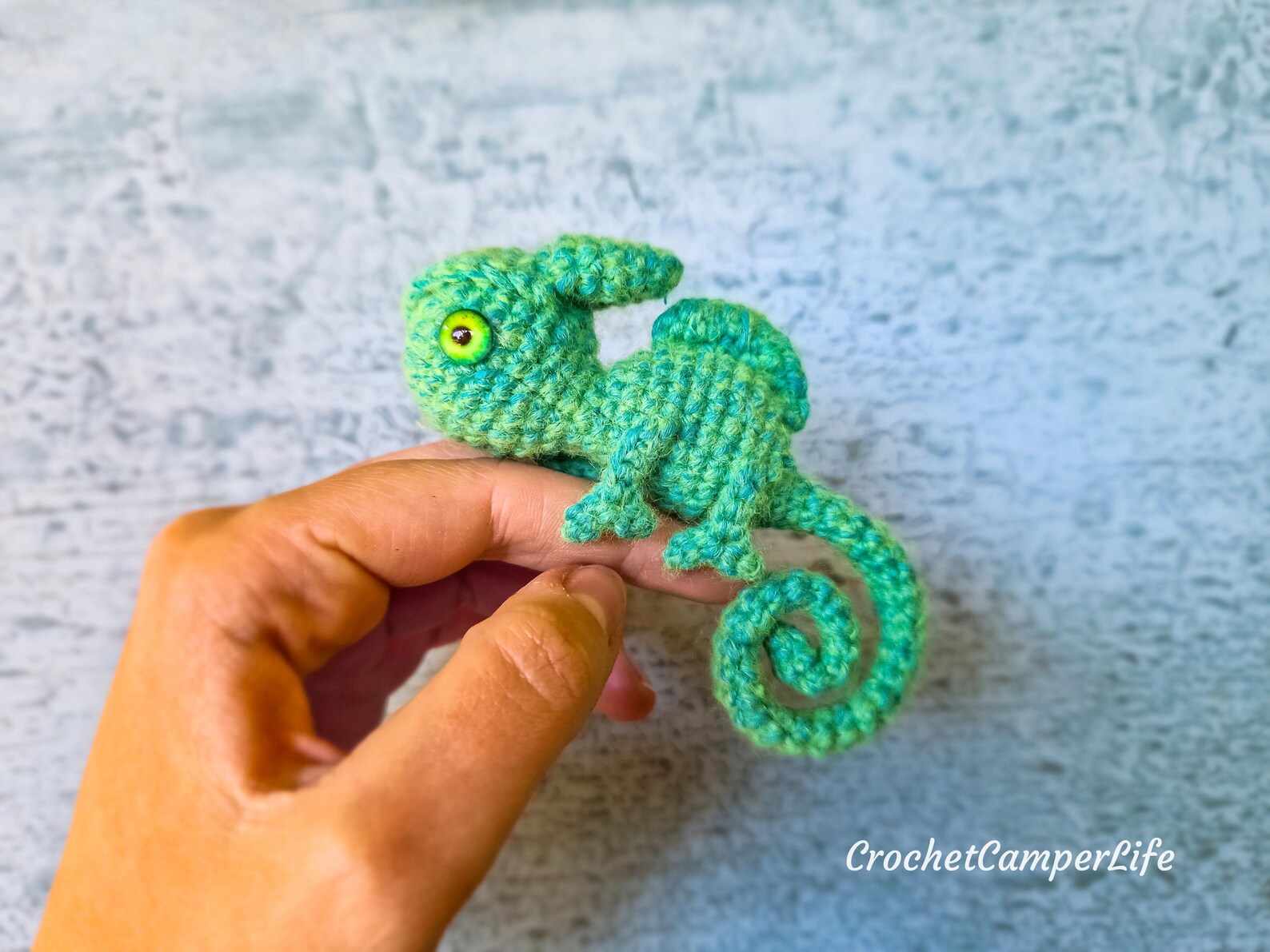 Chameleon Crochet Pattern: Cute Amigurumi Reptile Pattern by ...