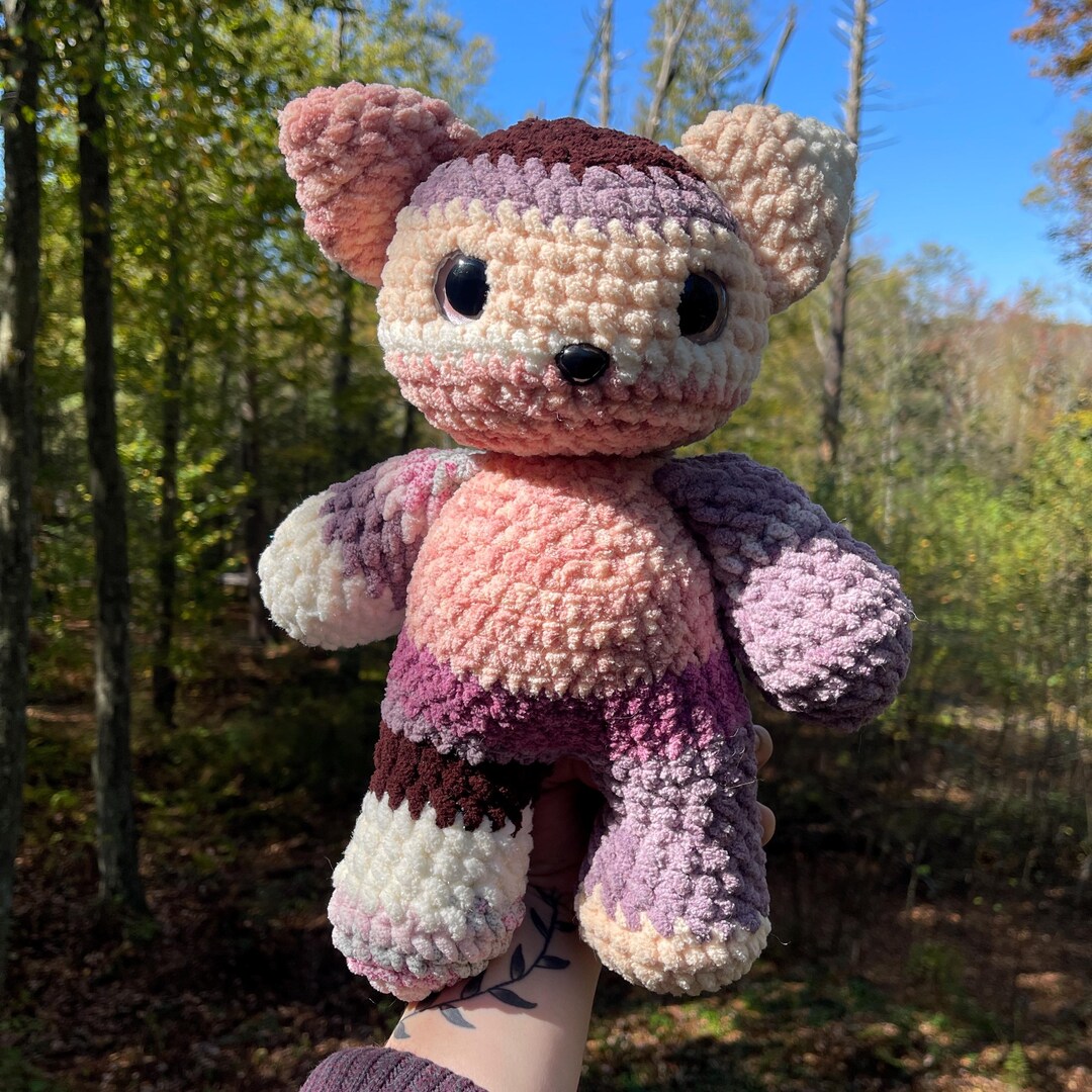 Handmade Amigurumi Crochet Plushie Scrappy Fox Stuffed Animal - IN HAND ...