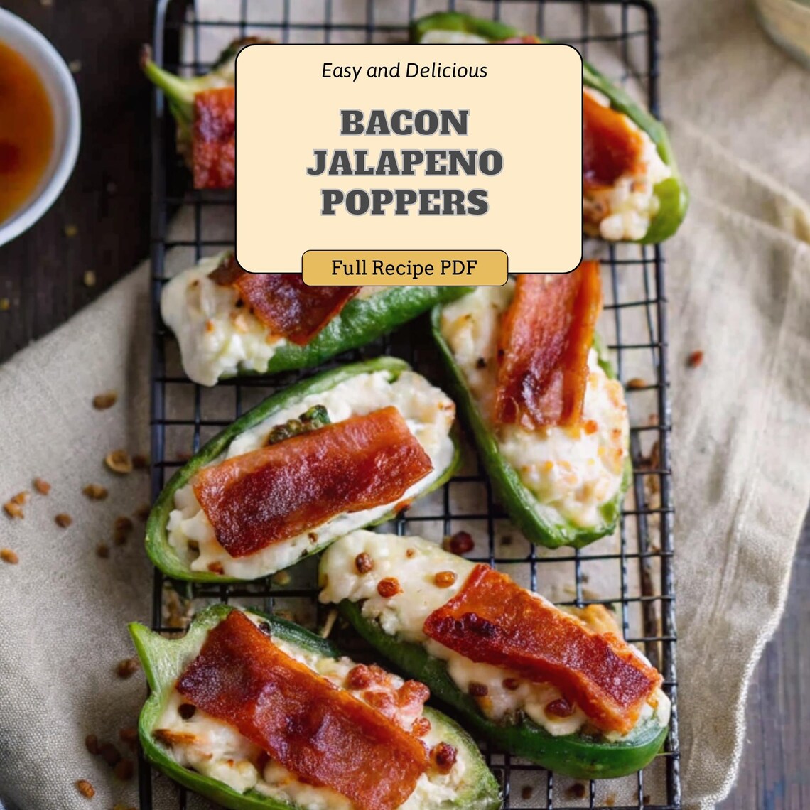 Bacon Jalapeno Poppers Recipe Cream Cheese Parmesan Appetizer Finger ...