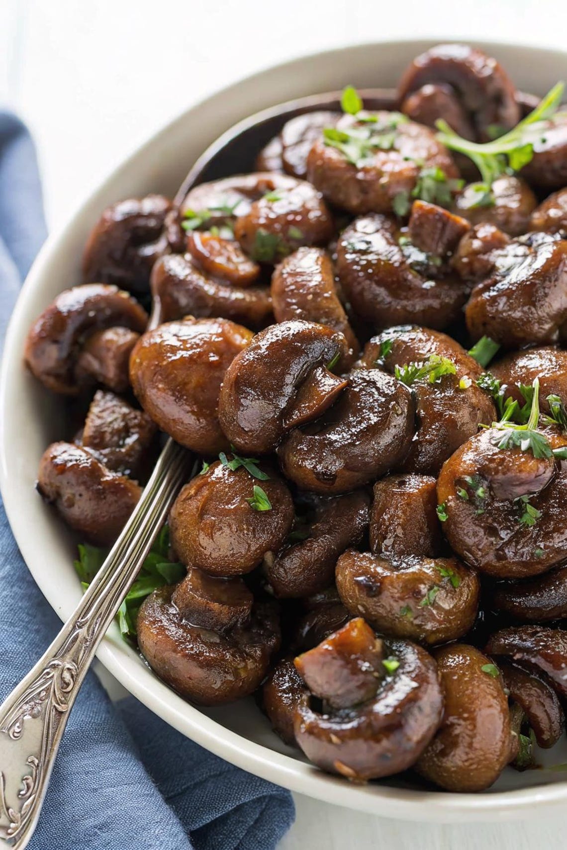 Burgundy Mushrooms Recipe With Red Wine Sauce (digital Download) - Etsy