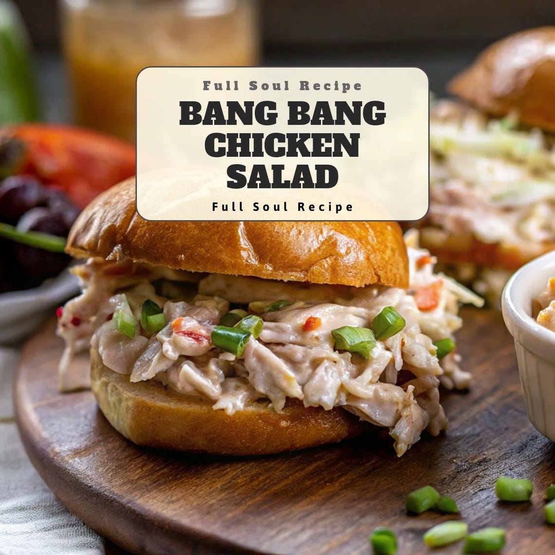 Bang Bang Chicken Salad Recipe Instant Download Spicy Creamy Chicken ...