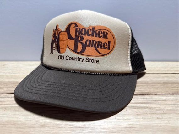 Cracker Barrel Trucker Hat Mesh Vintage SnapBack Hat … - Gem