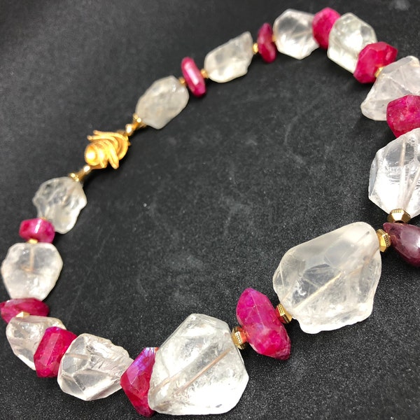 Red Necklace - Etsy UK