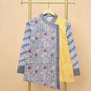 Langsara Marabaya Batik Indonesian Woman Cardigan A1142 Premium by ...