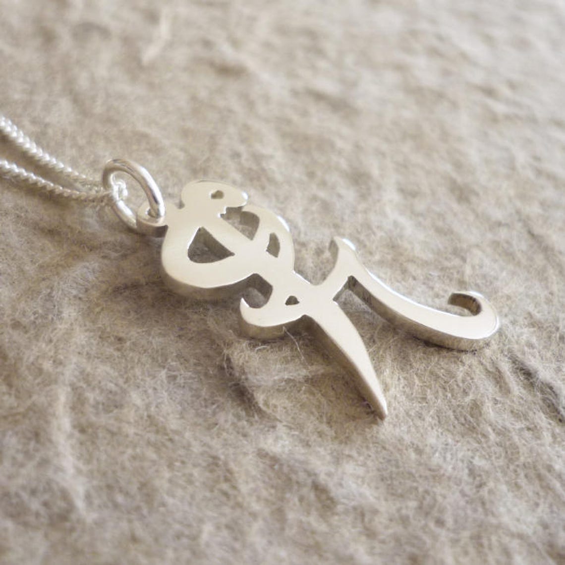 Sterling Silver Iratze or Healing Rune Pendant | Etsy