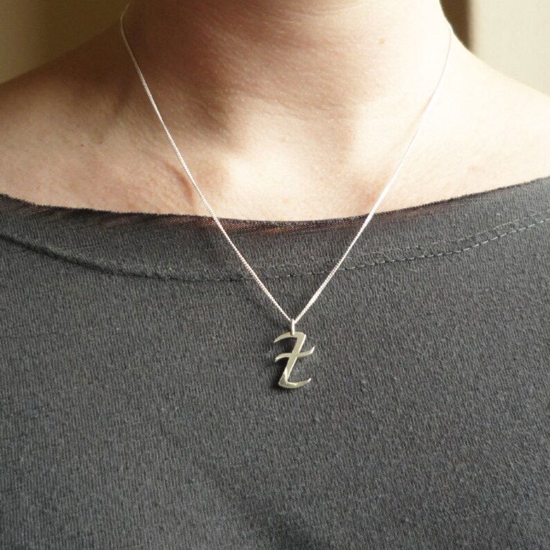 Deflect/block Rune Handmade Sterling Silver Pendant - Etsy