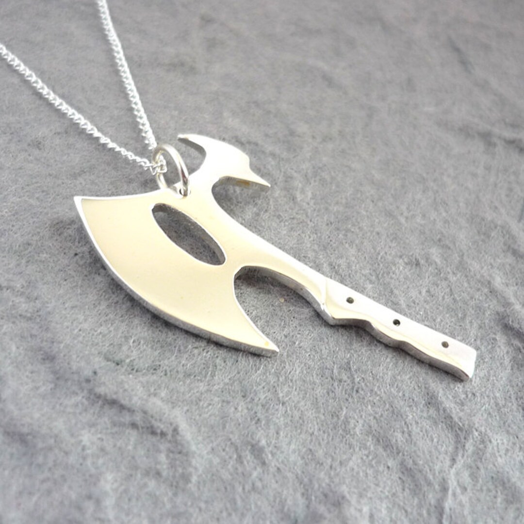 River's Reaver Blade Sterling Silver Handmade Pendant - Etsy
