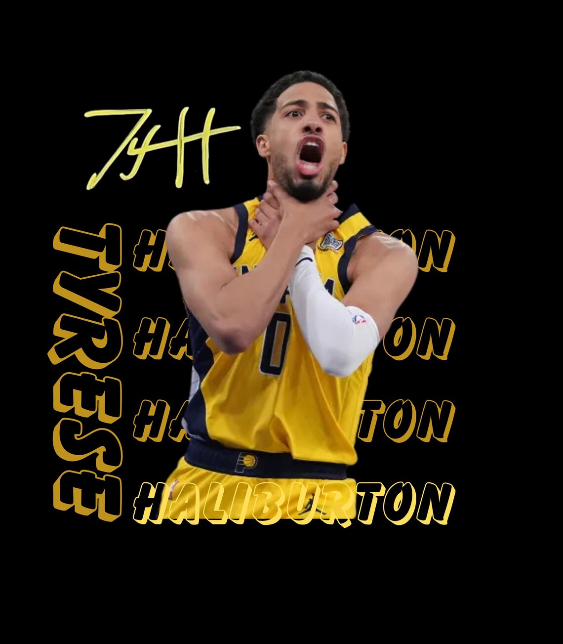 Tyrese Haliburton PNG File, Tyrese Haliburton Digital File, PNG Ready ...