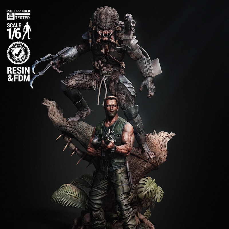 3d Predator Miniature - Etsy