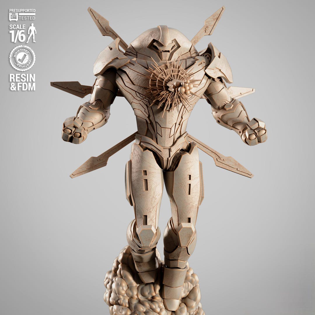 3D Model - STL Model for Resin Printer Figure 3D Printing - High ...