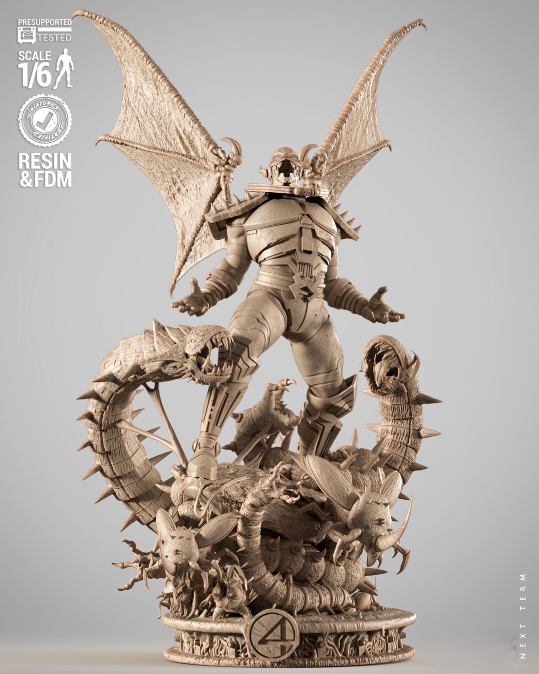 3D Model - STL Model for Resin Printer Figure 3D Printing - High ...