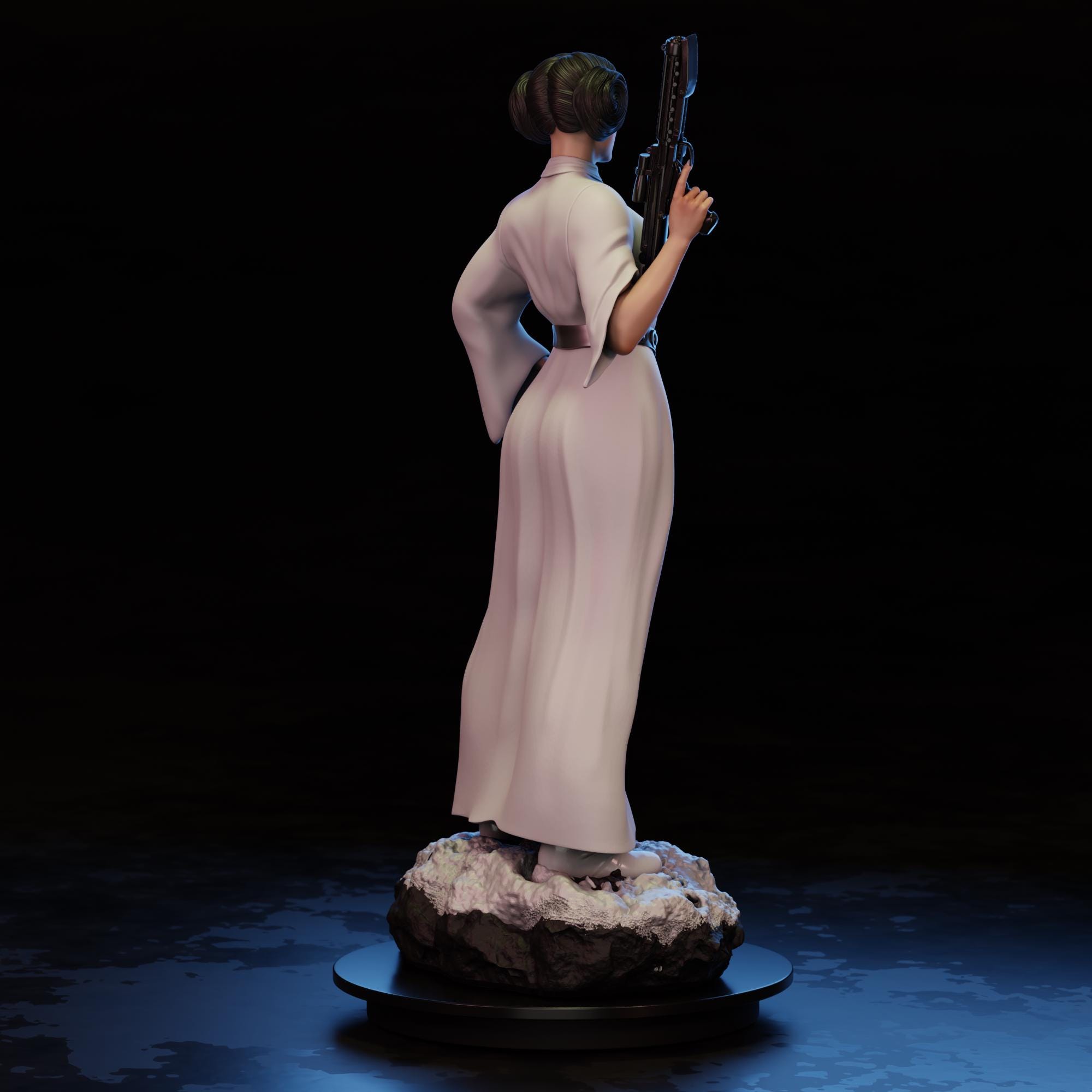 Princess Leia STL Model: Star Wars Resin Printer Figure - Etsy
