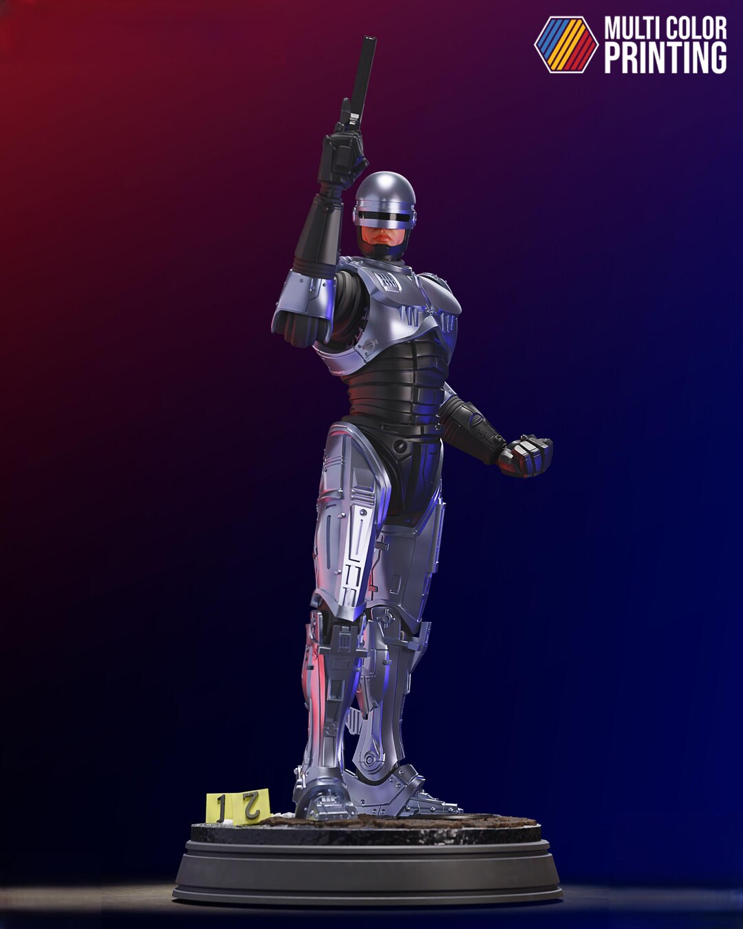 Robocop - STL Model for Resin Printer Figure 3D Printing - High Quality ...