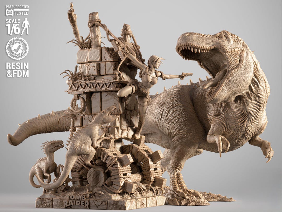 3D Model - STL Model for Resin Printer Figure 3D Printing - High ...