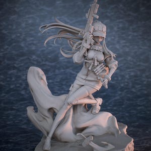 Klukai From Girls Frontline - STL Model for Resin Printer Figure 3D Printing - High Quality ...