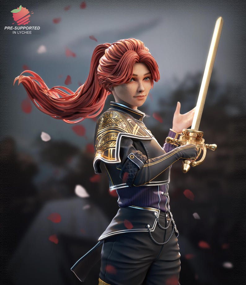 Maelle From Expedition 33 - STL Model for Resin Printer Figure 3D ...