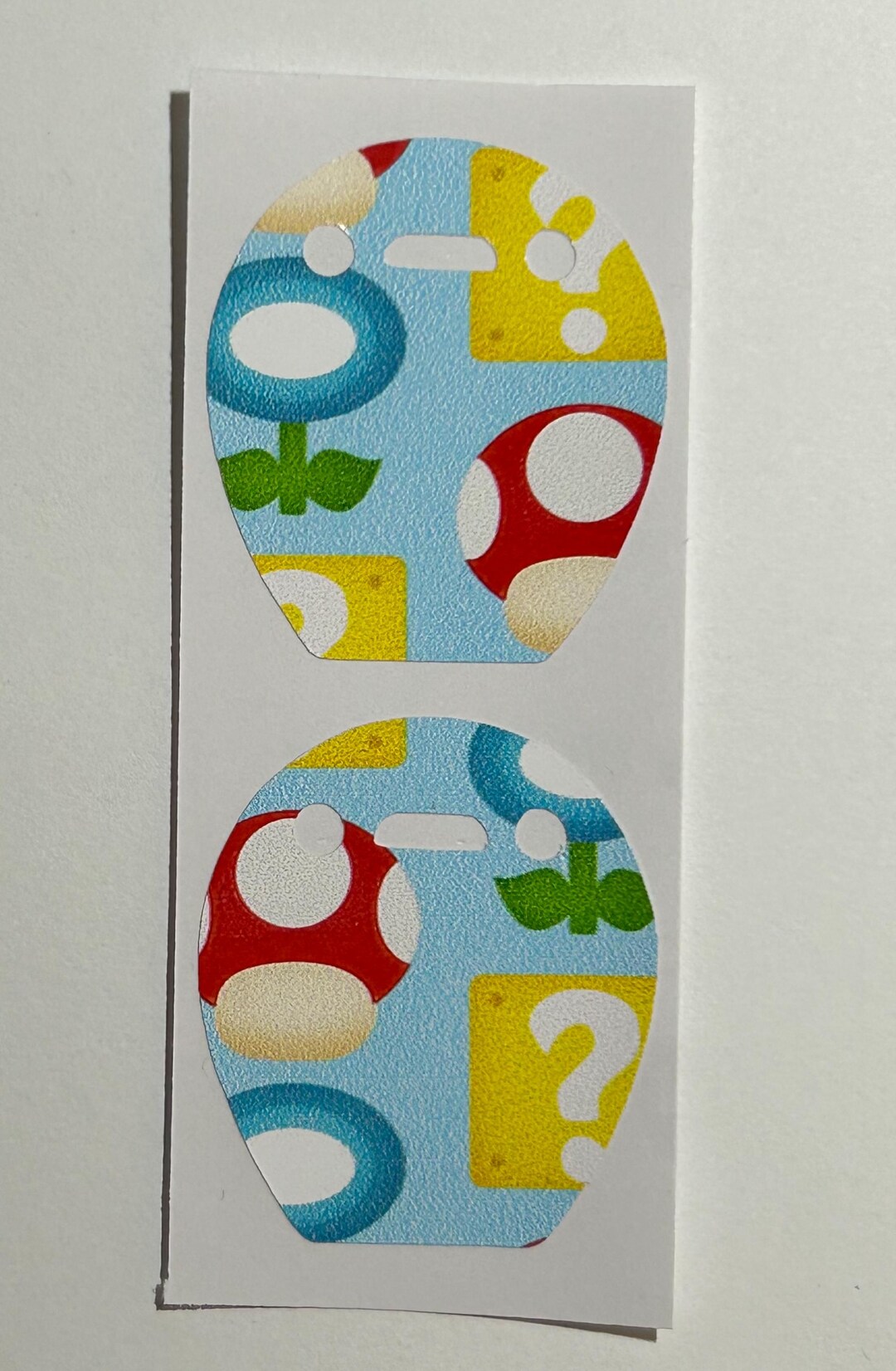 Kanso 2 Cochlear Processor Skins- Set of 2- Pale Blue Super Mario Power ...