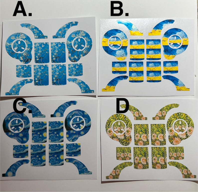 Nucleus 8 Cochlear Processor Stickers- Left and Right Side - Van Gogh ...