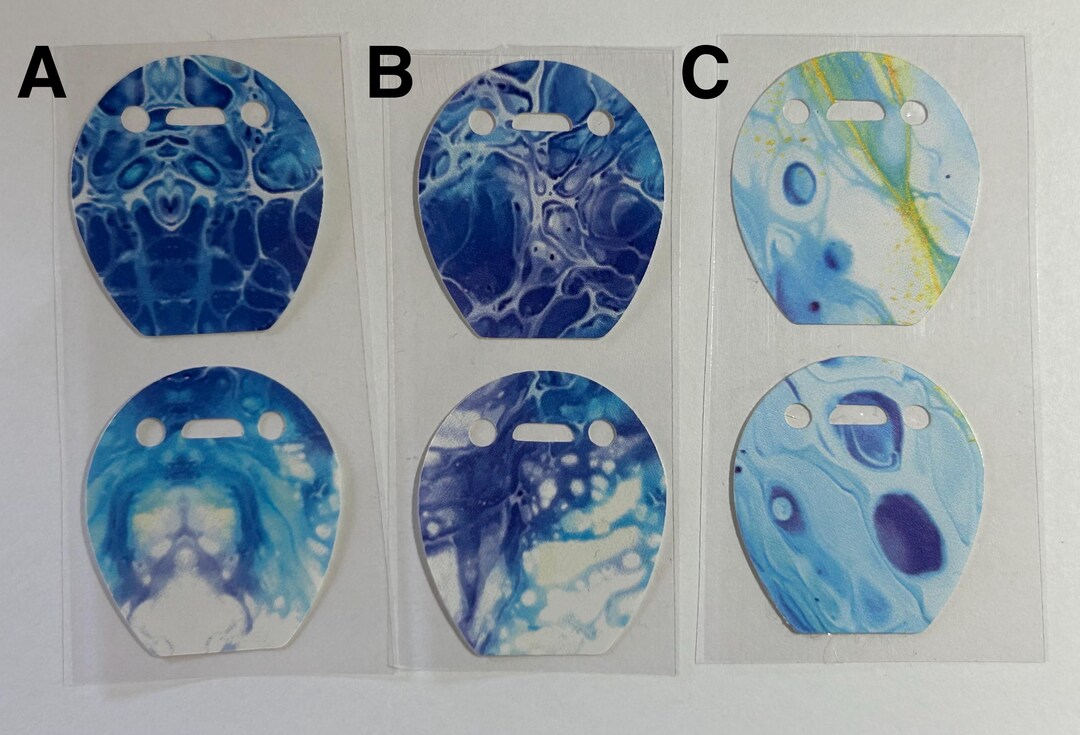 Kanso 2 Cochlear Processor Skins- Set of 2- Blue & White Tie Dye - Etsy