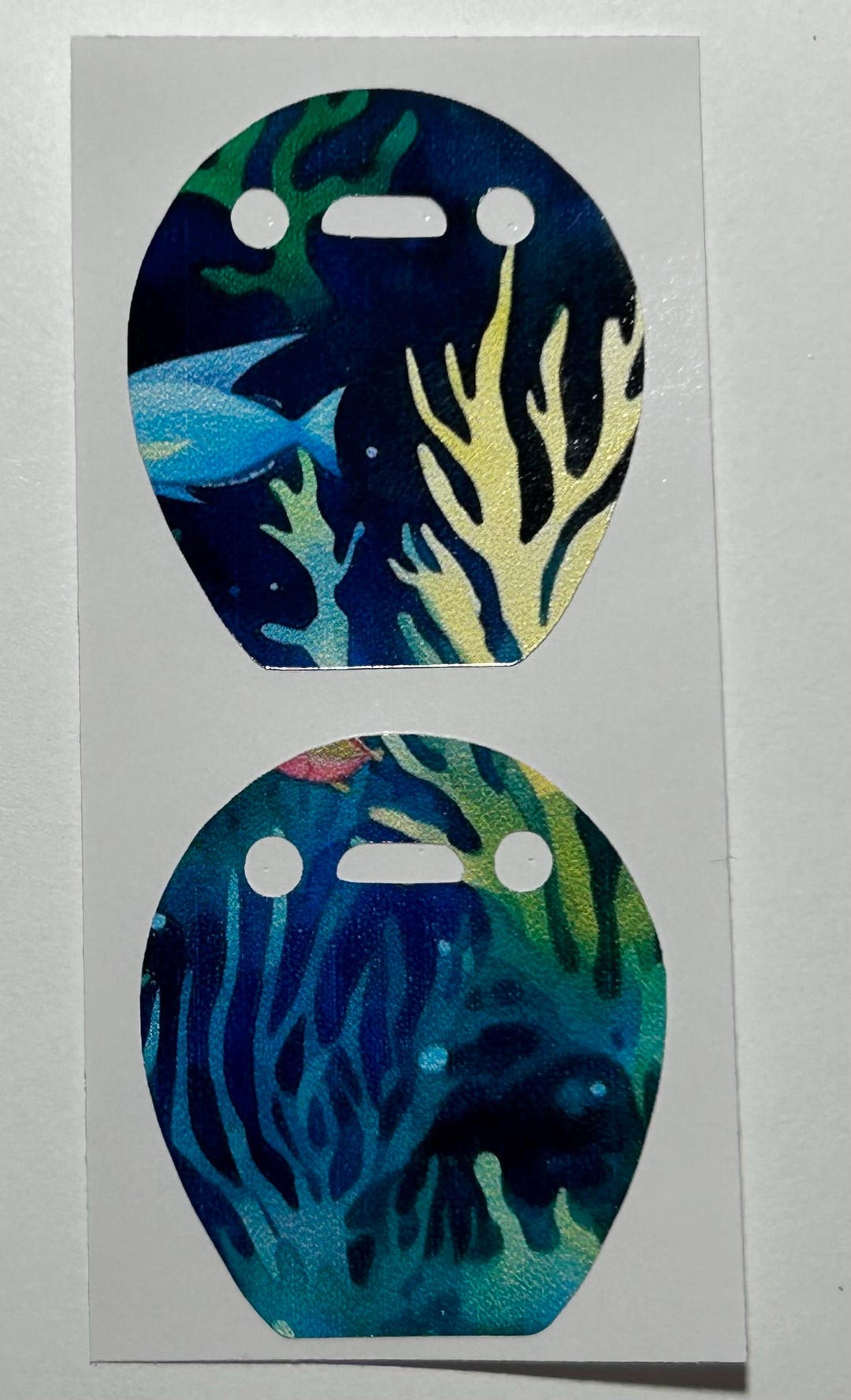 Kanso 2 Cochlear Processor Skins- Set of 2- Blue & Green Under the Sea ...