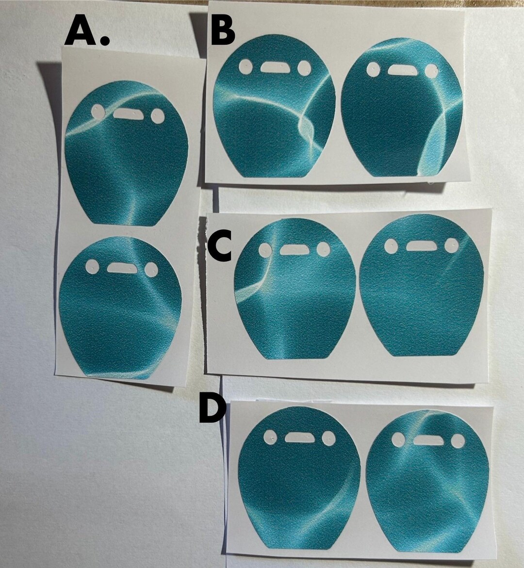 Kanso 2 Cochlear Processor Skins- Set of 2- Blue / Turquoise Pool Water ...