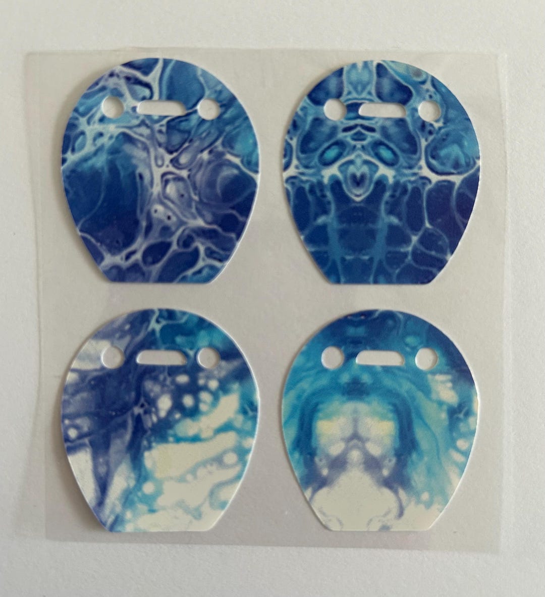 Kanso 2 Cochlear Processor Skins- Set of 4- Blue & White Tie Dye - Etsy