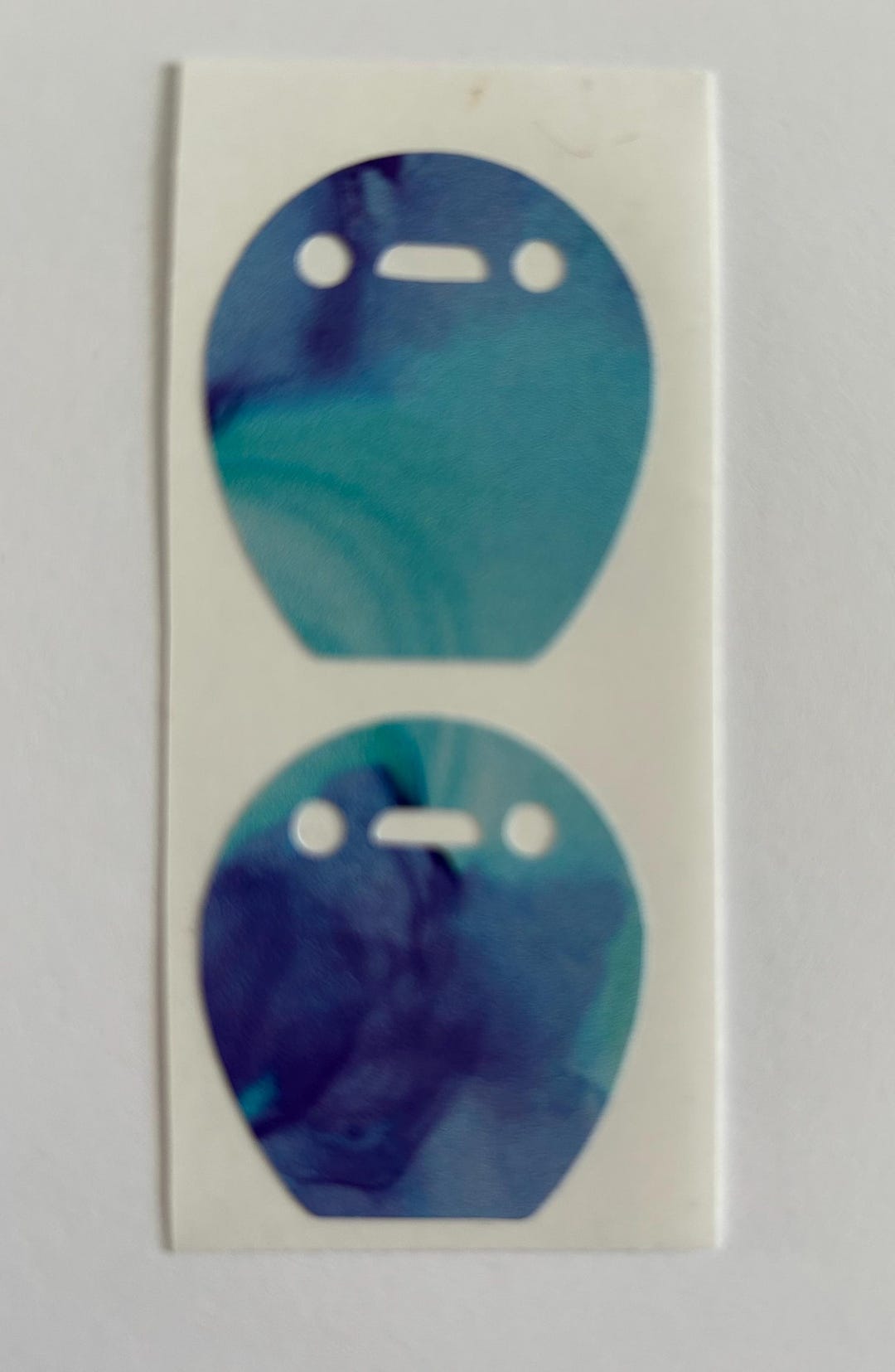 Kanso 2 Cochlear Processor Skins- Set of 2- Blue Watercolor - Etsy