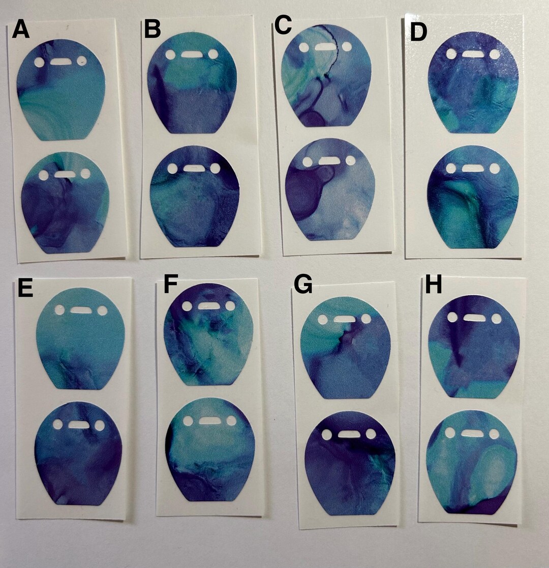 Kanso 2 Cochlear Processor Skins- Set of 2- Blue Watercolor - Etsy