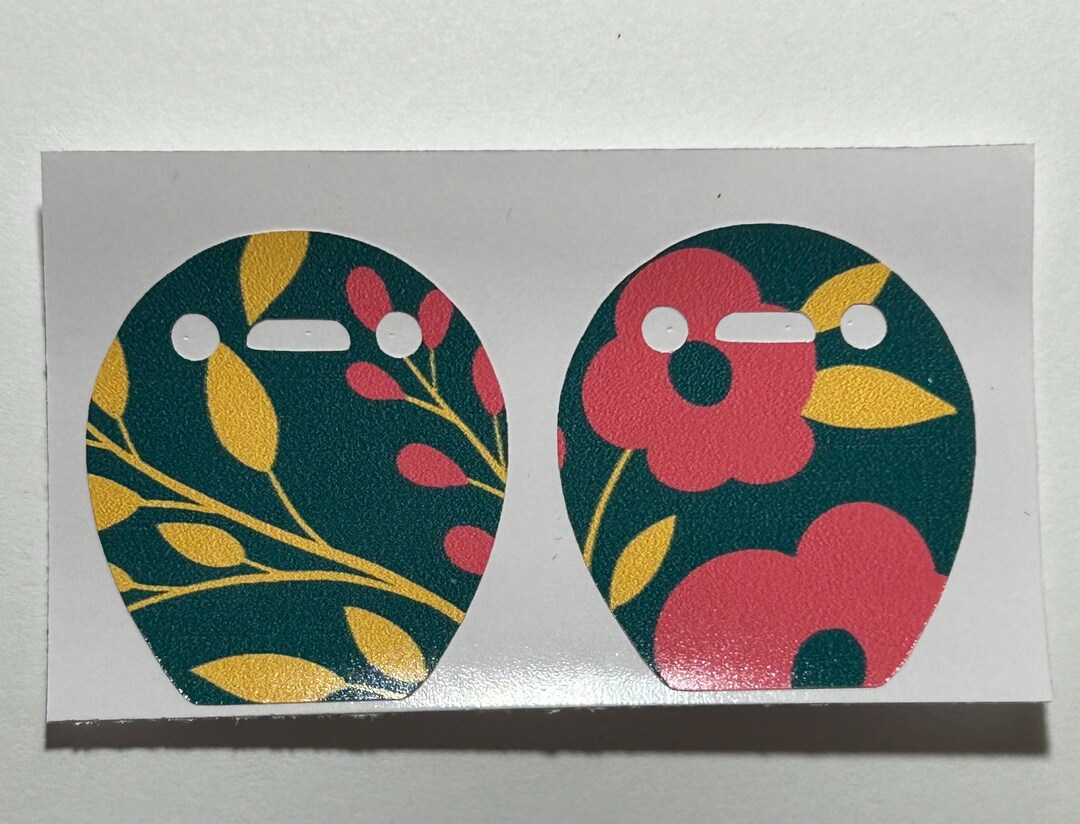 Kanso 2 Cochlear Processor Skins- Set of 2- Tropical Flowers Red ...