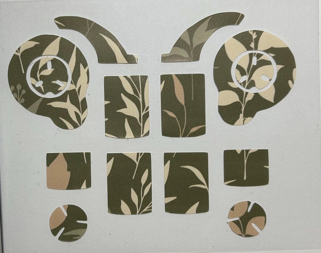 Nucleus 8 Cochlear Processor Skins- Left and Right Side - Green, Beige ...