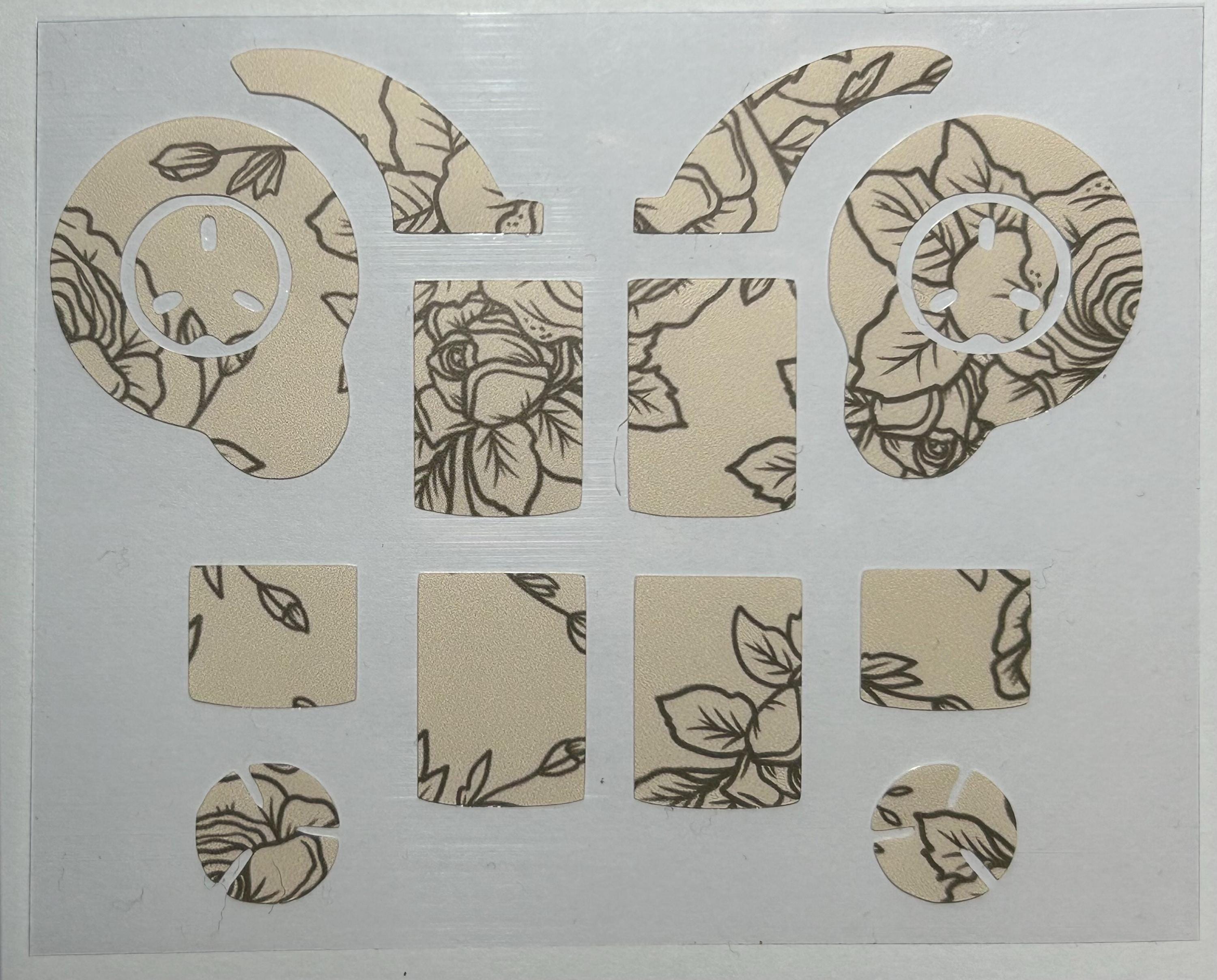 Nucleus 8 Cochlear Processor Skins Left and Right Side Beige and Brown ...