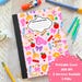 Coquette Goose Composition Notebook Cover PNG Tumbler Cup School ...