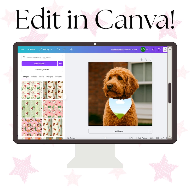 Cottagecore Bedroom Frame Mockup Canva Instant Download Digital PNG ...