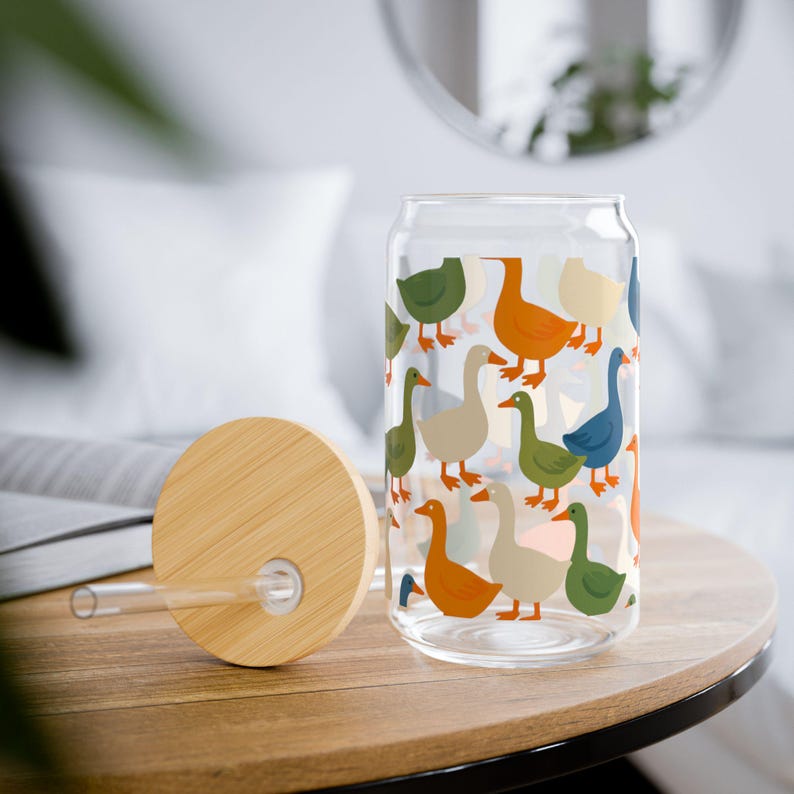 Geese Glass Libbey Wrap PNG Instant Download Design UVDTF Transfer ...