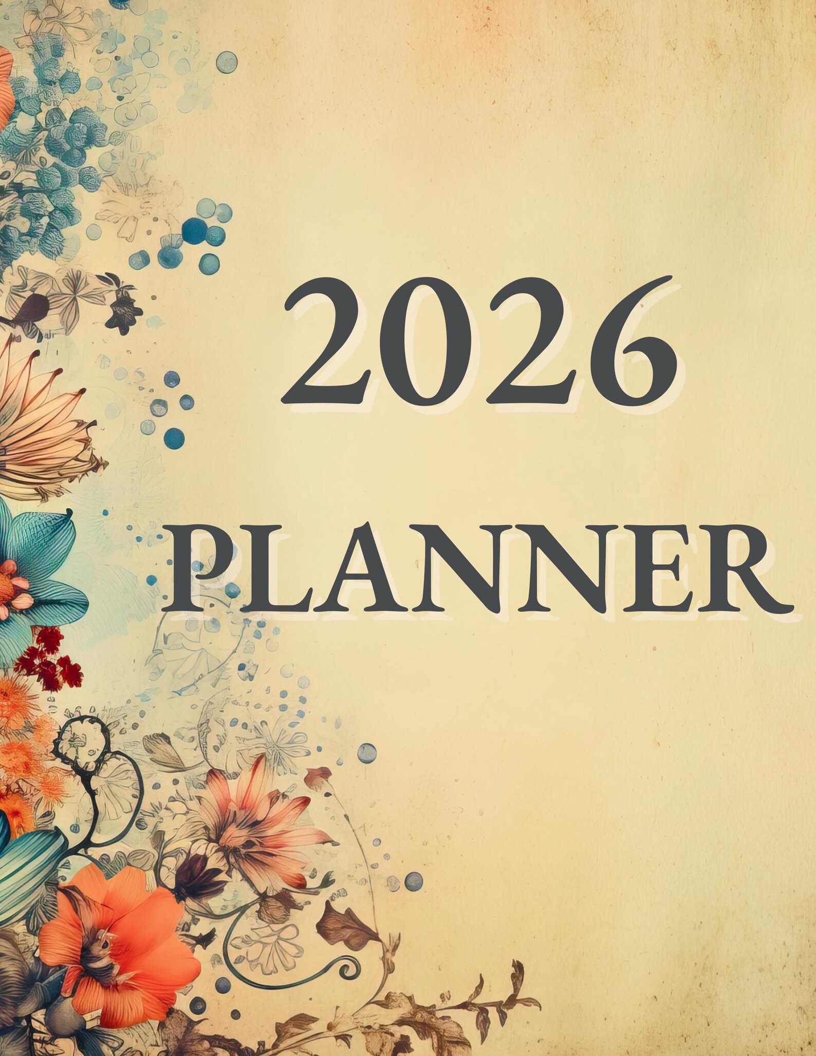 2026 Boho Planner | Goal Setting & Habit Tracker | 8.5x11" Printable ...