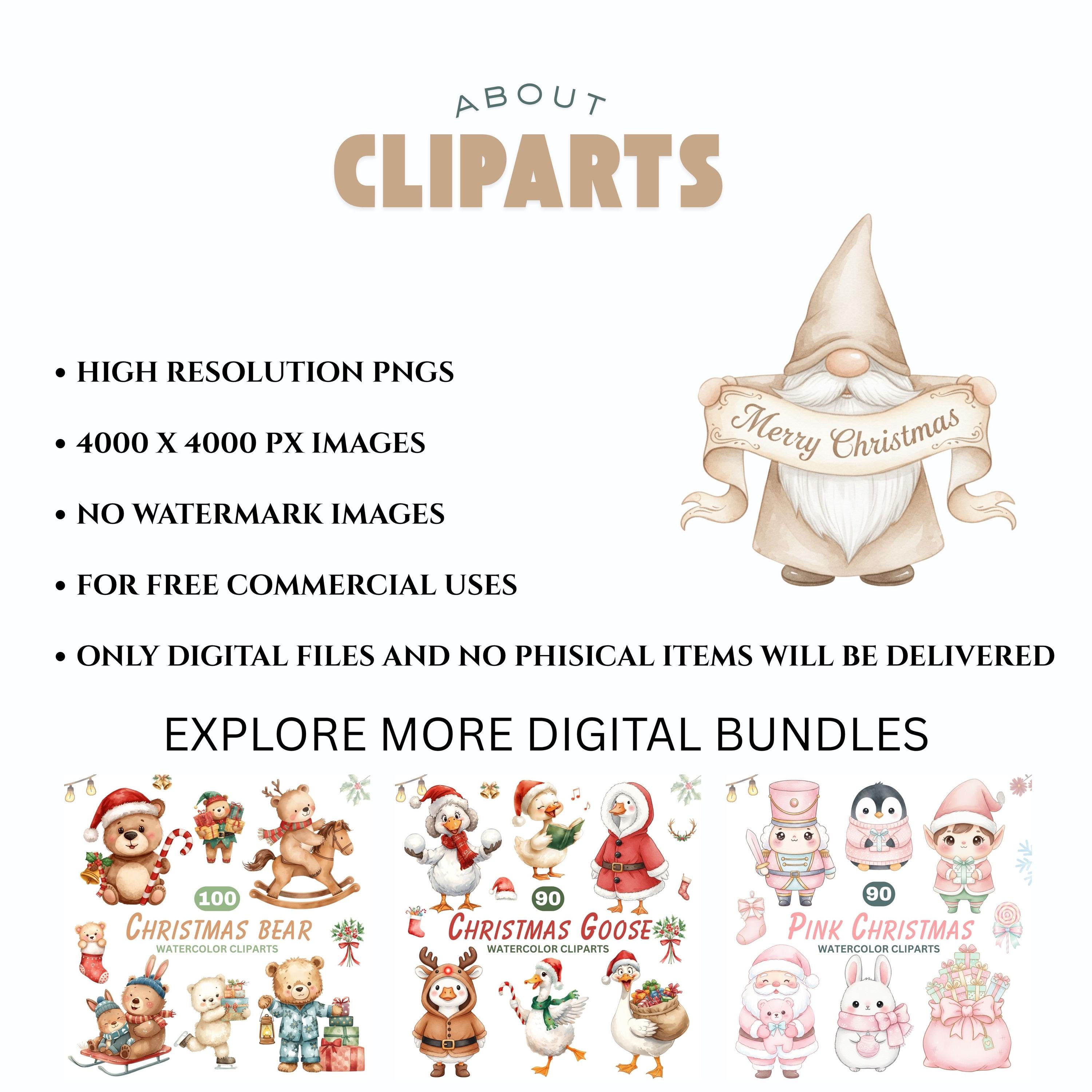 Cute Gnome Clipart - Watercolor - Christmas Gnome Png - Neutral - Gonks ...