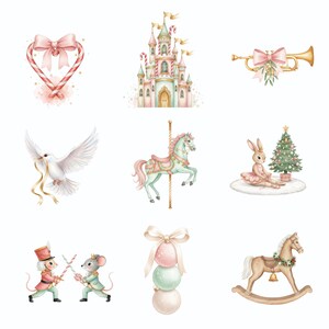 Watercolor Nutcracker Clipart, Classic Christmas Ballet PNG, Cute ...