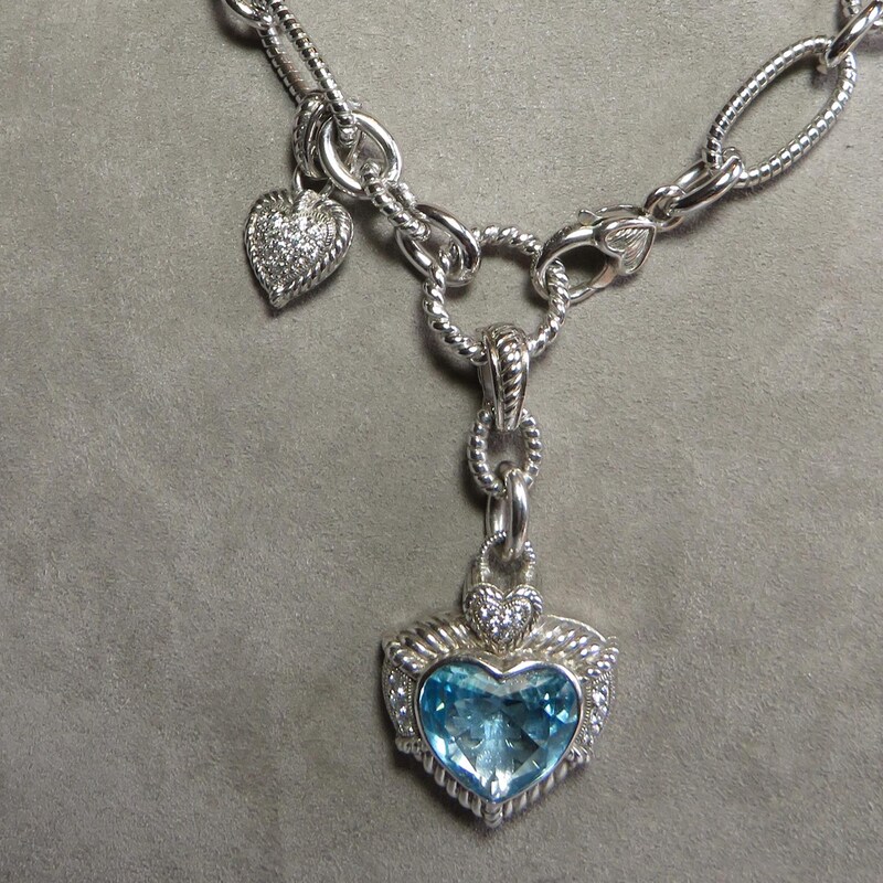 Blue Judith Ripka Necklace - Etsy