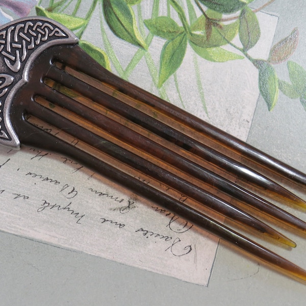 Celtic Hair Comb - Etsy