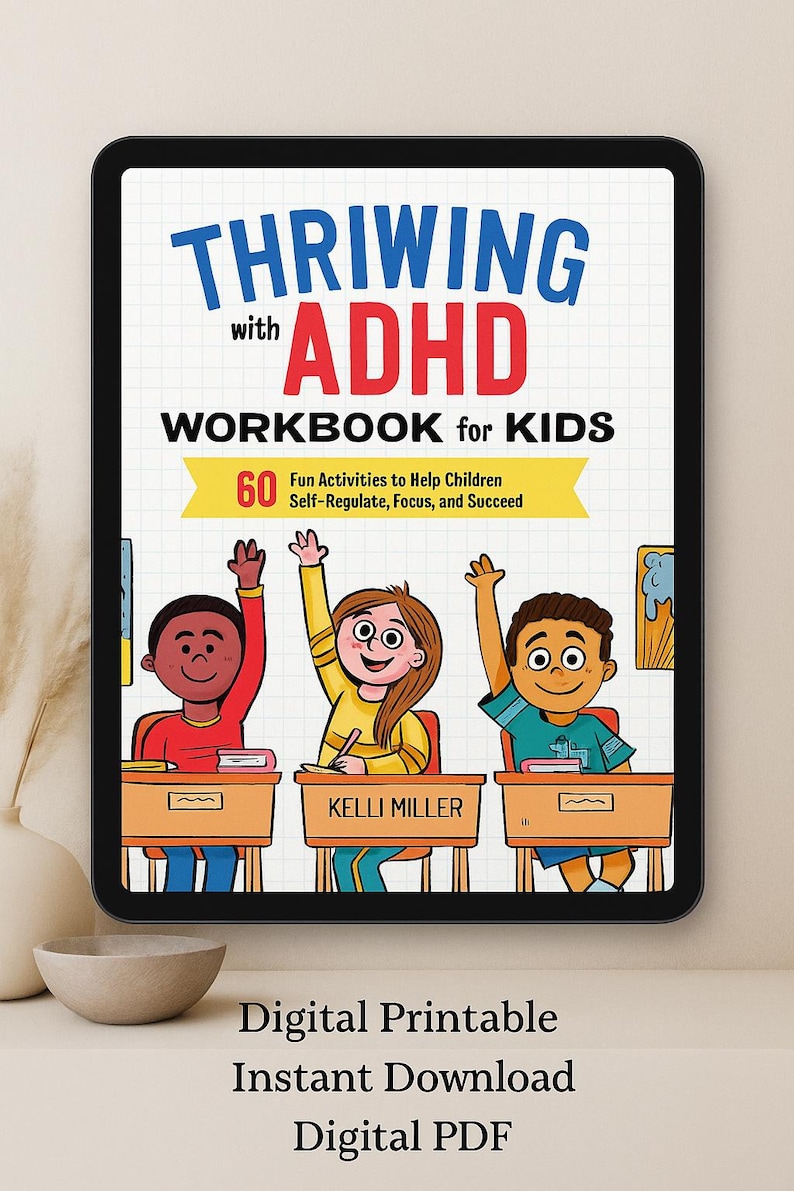 Children’s ADHD Workbook PDF | 60 Focus & Self-regulation Exercises - Etsy