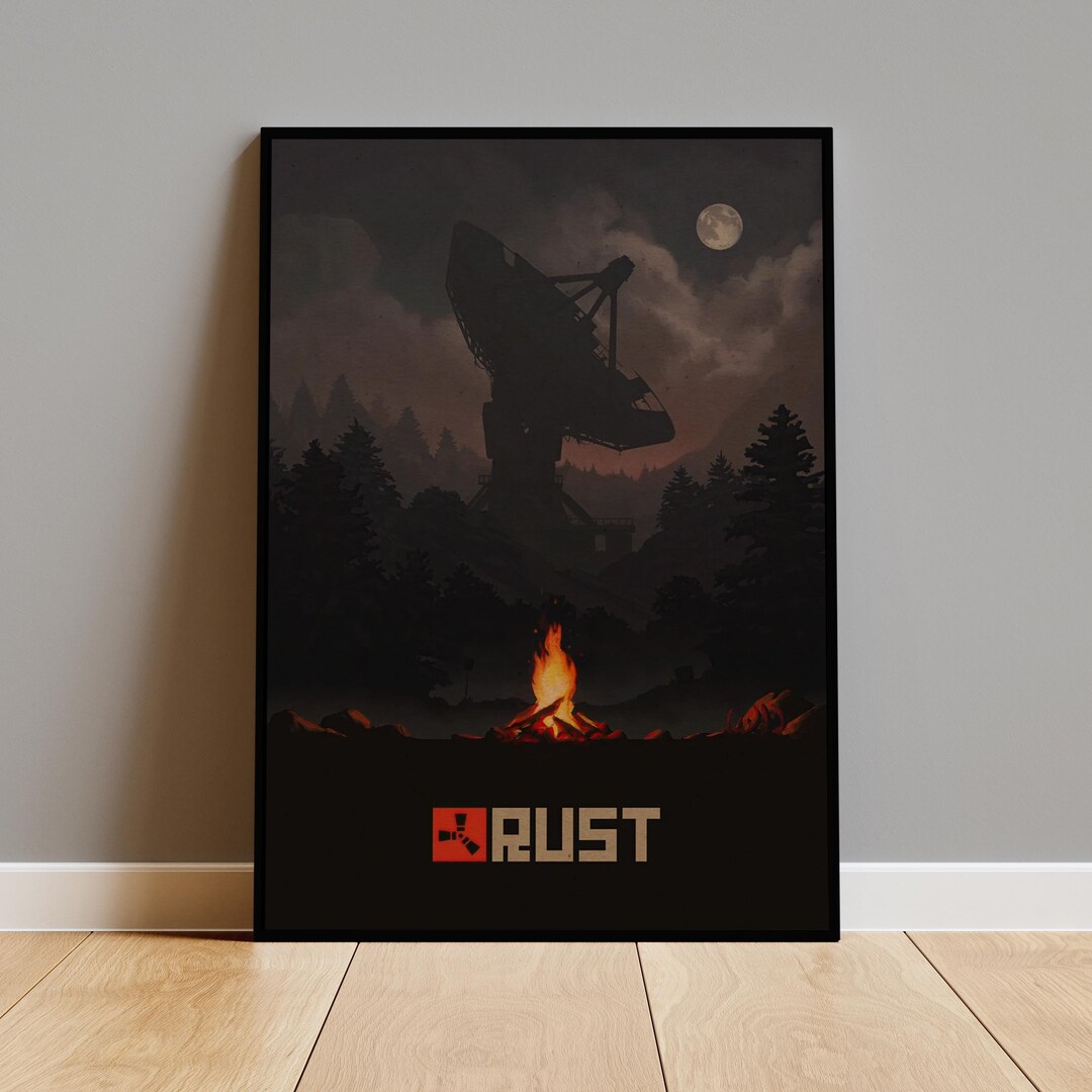 Rust Poster Print on Kraft Paper | Vintage Wall Art | Perfect for Home ...