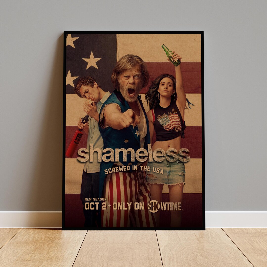Shameless Poster Print on Kraft Paper | Vintage Wall Art | Perfect for ...