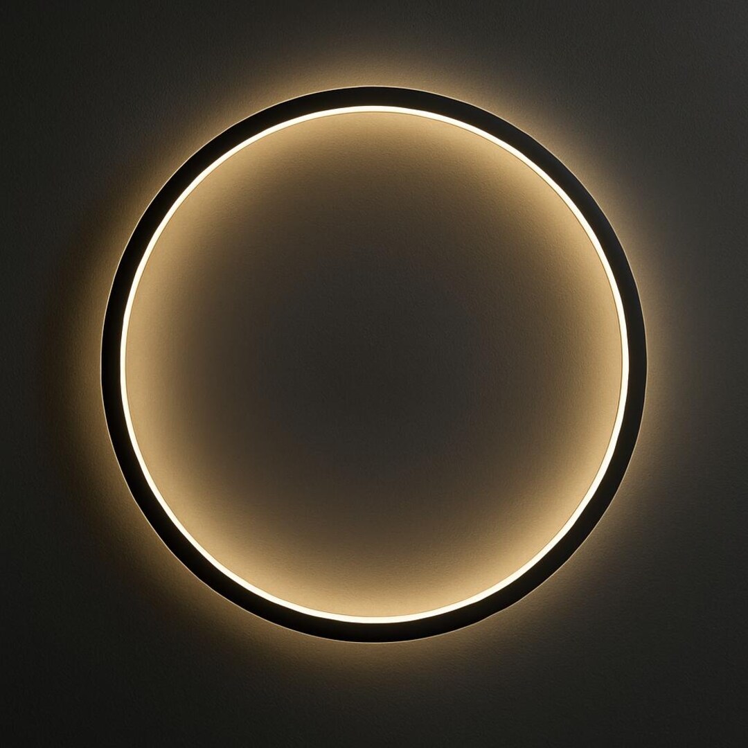 Modern Circular LED Wall Light – Minimalist Ring Accent Lamp for ...
