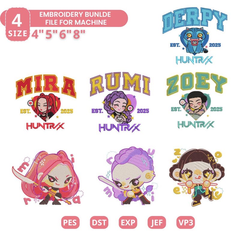 Kpop Demon Hunters Digital Stickers - Etsy