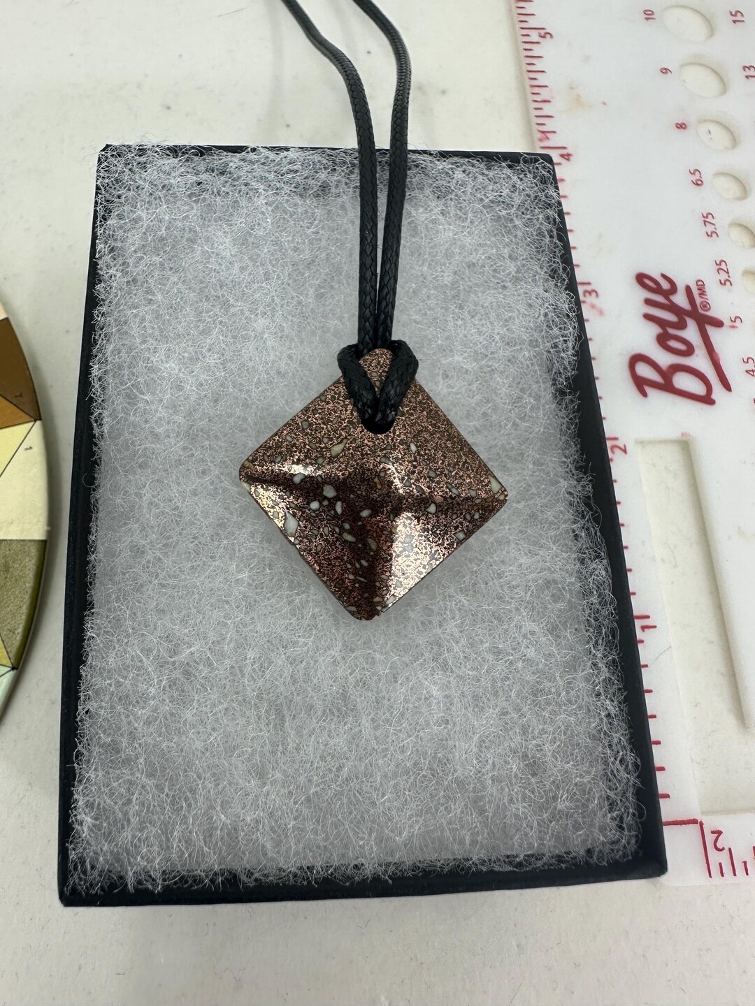 Copper Firebrick Necklace From Copper Country, Upper Michigan #472 - Etsy
