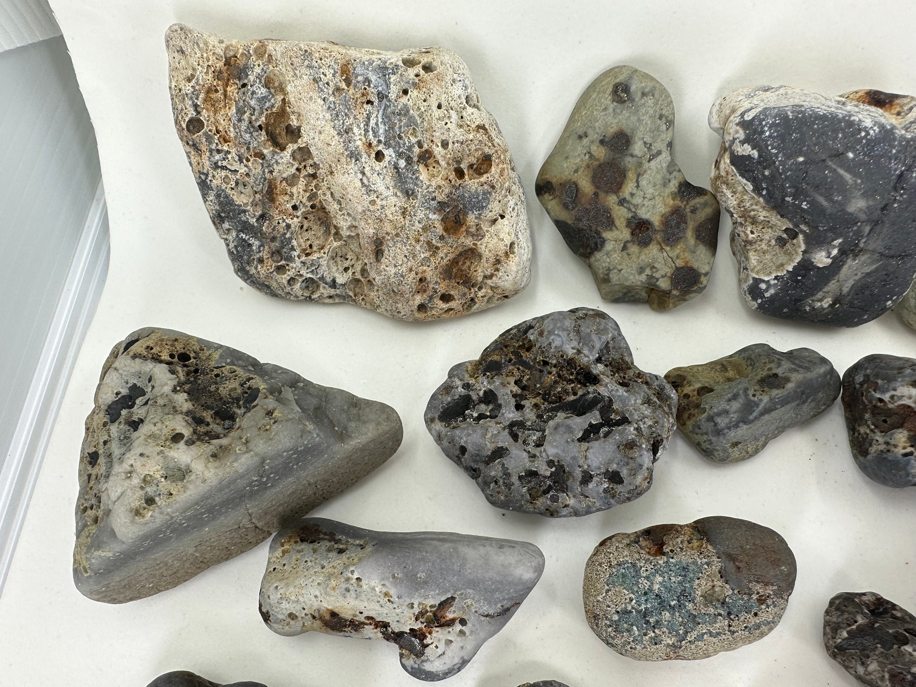 4 Pounds Leland Blue Slag Stones From Leland MI. Iron Heavy. - Etsy